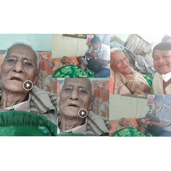 ကျန်းမာရေးကြောင့် ဆေးကုသမှုခံယူနေရတဲ့ လူရွှင်တော်ကြီးဦးစိန်ရိုးကို သ