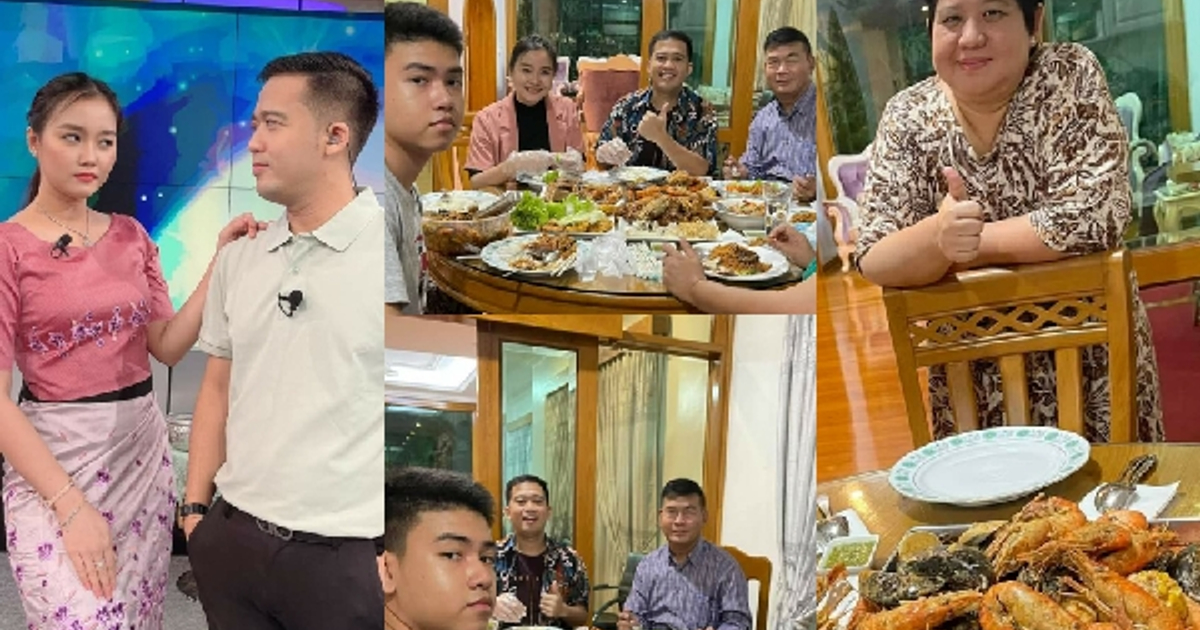 သူရဲ့ မိဘတွေ ရန်ကုန်အလည်လာတုန်း သူငယ်ချင်း ဆုမြတ်နိုးဦးနဲ့ မိတ်ဆက်ပေးကာ ညစာစားပွဲလေးဖန်တီးရင်း ပ