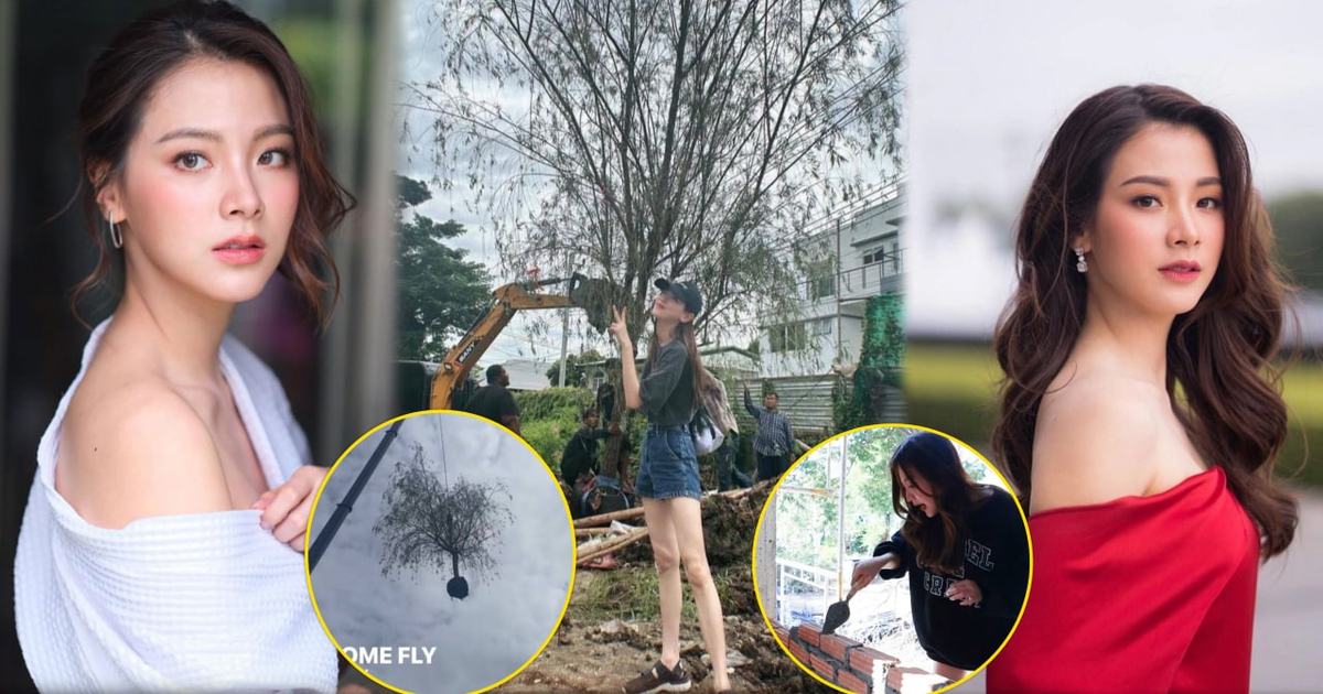 ဒေါ်လာ ၃ သန်းနီးပါးလောက် ကုန်ကျခံပြီး ဇိမ်ခံအိမ်ကြီးကို တည်ဆောက်နေတဲ့ ထိုင်းမင်းသမီး Baifern ...