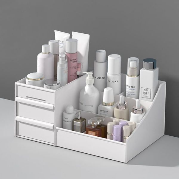 Korean Cosmetic Box Desktop Cosmetic Storage Box Drawer Plastic Jewelry ...