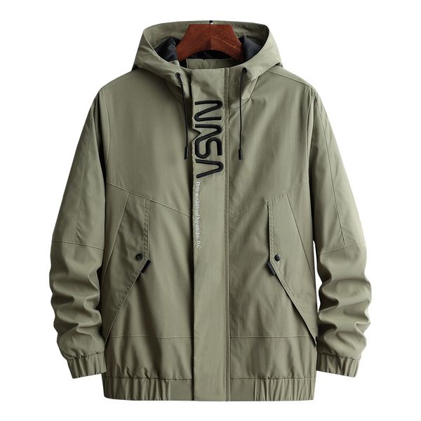 Cross-border men's oversized jacket trendy workwear tops fashion sports ...