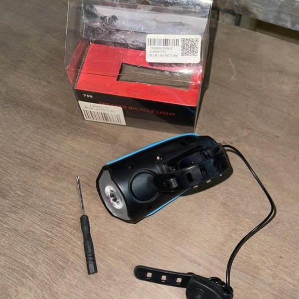 Bicycle Front Light With Bike Horn Bike Front Lamp Electronic Bell ...