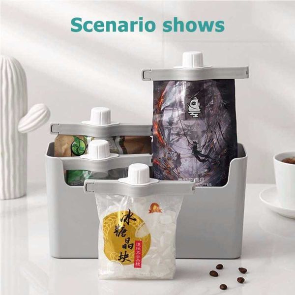 Plastic Seal Pour Food Storage Bag Clip Snack Sealing Clips Keep Fresh ...