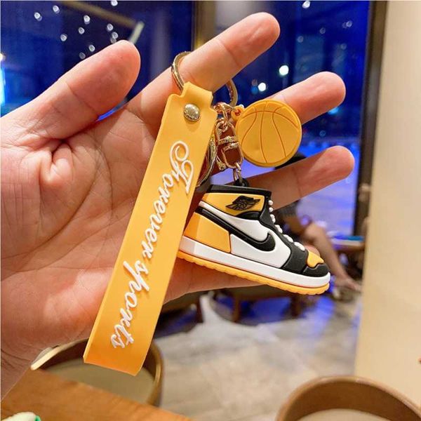 Brand new cartoon AJ sneakers doll keychain pendant cartoon school bag ...