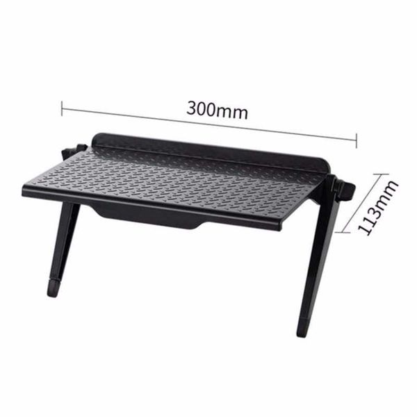 Adjustable Screen Top Shelf Computer Monitor Desktop Storage Rack Home ...