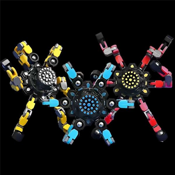 Creative and changeable fingertip top, deformation, overlapping ...