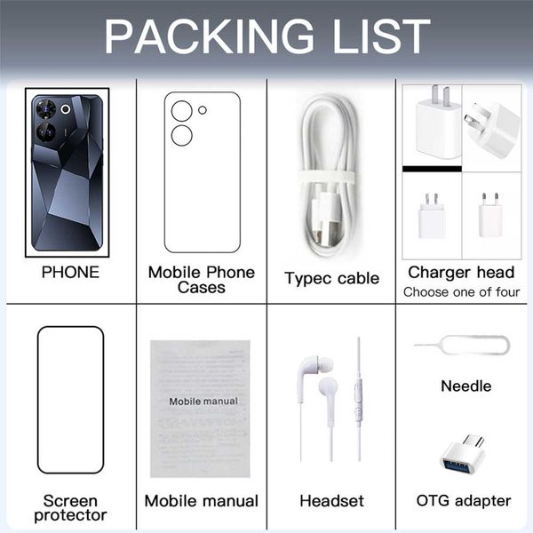 C20pro Smartphone Gaming Mobile Phone Android 4G Mobile Phone - L192