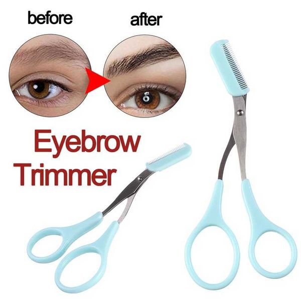 1pcs Women's Fashion Eyebrow Trimmer Trimming Eyebrow Scissors Eyebrow ...