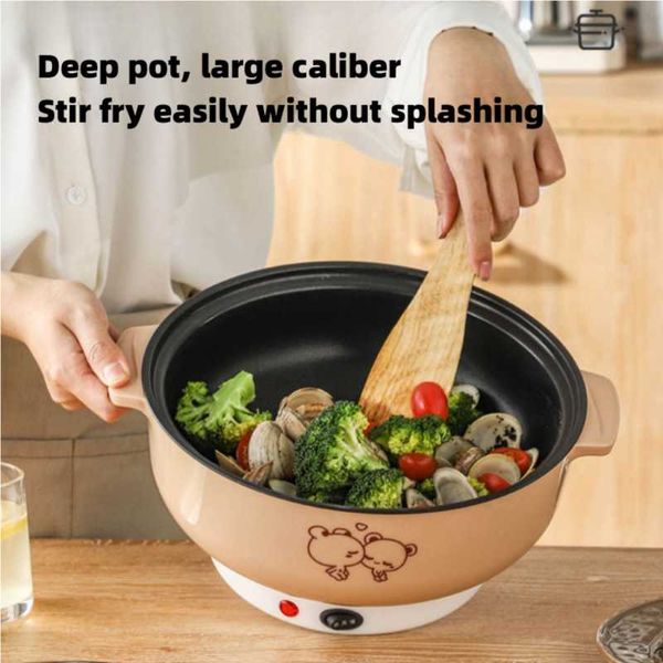 Household electric wok, wheat rice stone electric wok, multifunctional ...