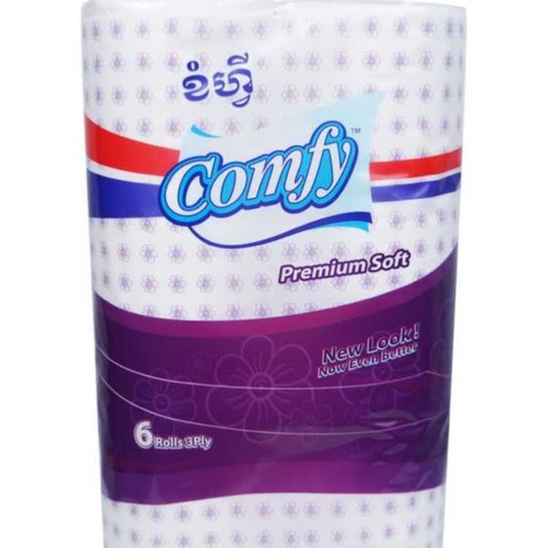 Comfy toilet paper premium soft 2 ply - 6 rolls - L192