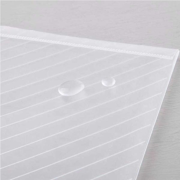 Transparent PP Water Resistant File Holder Filing Envelope with Snap ...