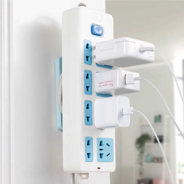 Plug fixer Wall Holder Mounted Socket Holder for Home Office - L192