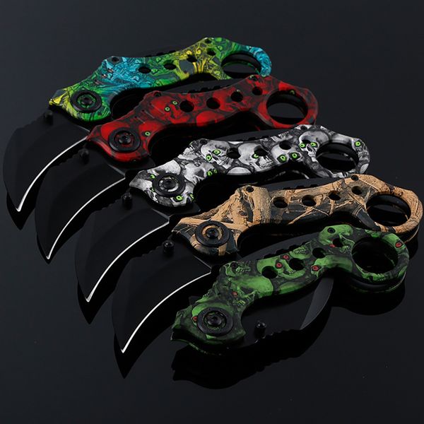 Outdoor Scorpion Claw Karambit Knife Hunting Camping Survival Tactical ...
