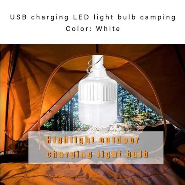120W Outdoor Bulb USB Rechargeable LED Emergency Lights Portable Tent ...