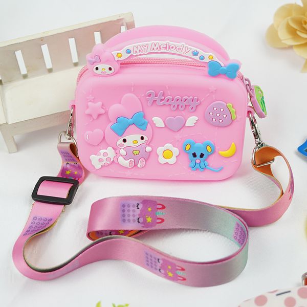 Rodent Pioneer Decompression Coin Purse Pink Melody Silicone Coin Purse ...