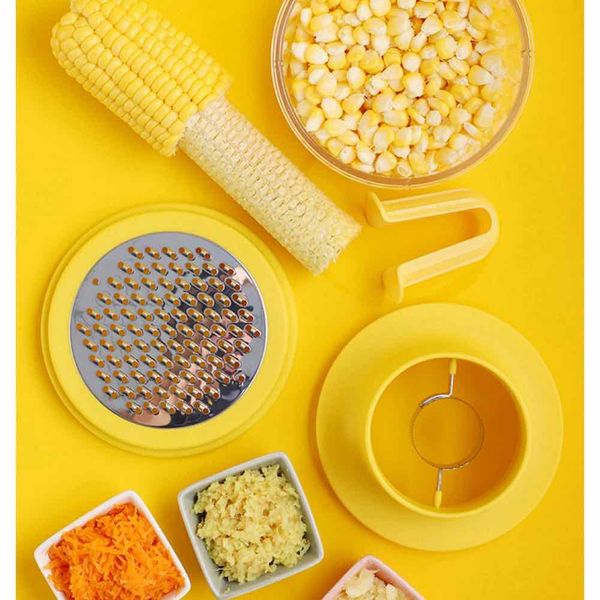 Stainless Steel Corn Planer Multifunctional Corn Peeler Garlic Masher ...