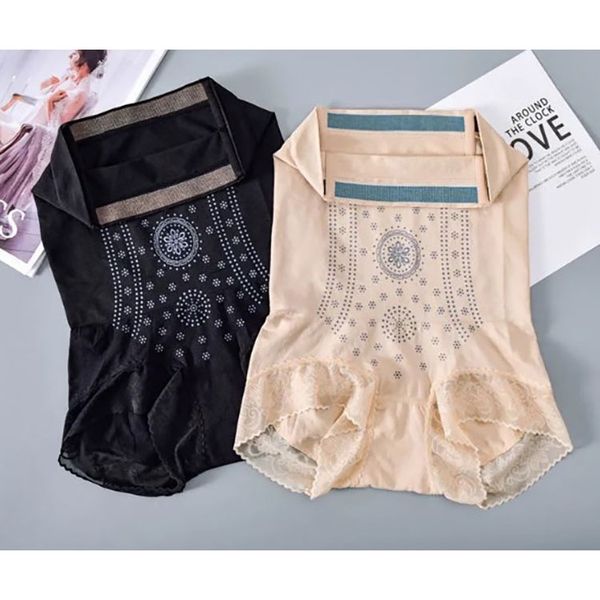 High waist abdomen magic plastic pants boxed shaping buttocks ...
