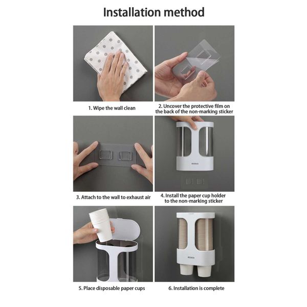 Automatic Cup Remover Paper Cup Holder Disposable Cup Storage Rack Cups ...