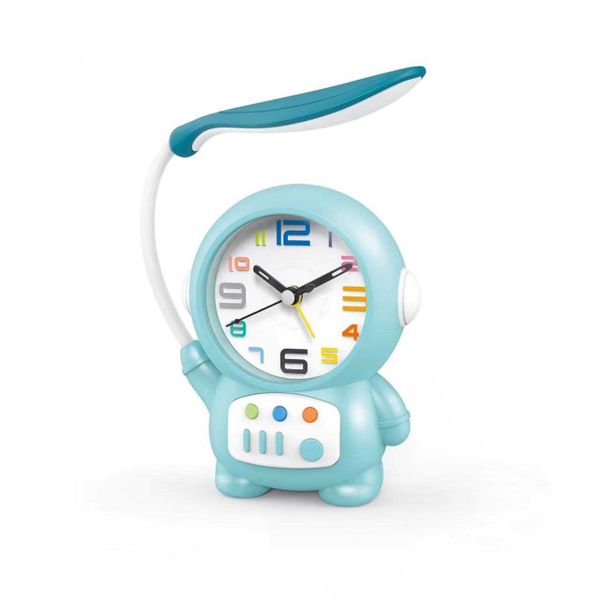 New astronaut alarm clock lamp integrated cartoon clock decoration ...