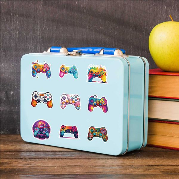 50 Gamepad Stickers Pack Skateboard Luggage Decoration Stickers Waterproof Ins Wind Computer DIY ...