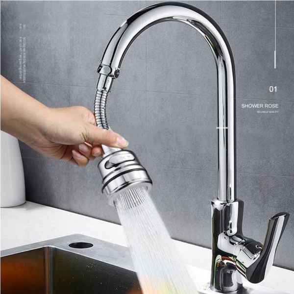 Faucet Nozzle Faucet Tap Can Adjusting 360 Rotate Water Saving Movable ...
