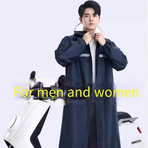 Long raincoat Full body rainstorm proof Oxford cloth one-piece coat ...