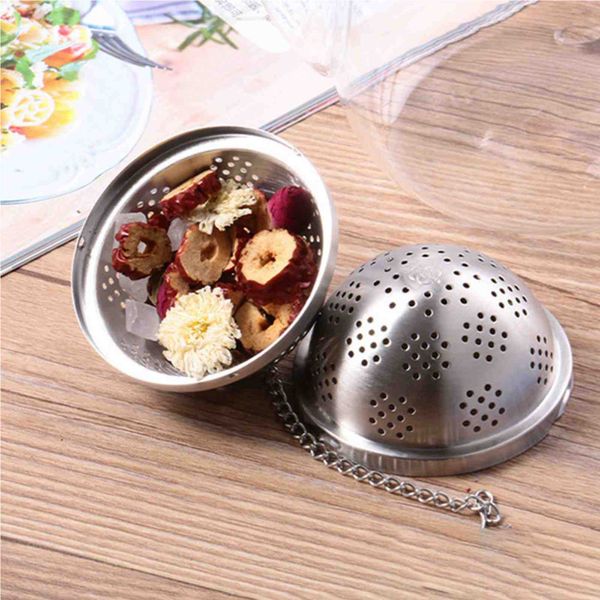 304 Stainless Steel Soup Filter Spice Seasoning Ball Tea Coffee ...