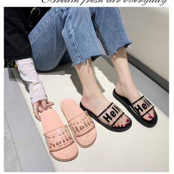 Women's slippers wear fashion letters trend schoolgirls home bathroom ...