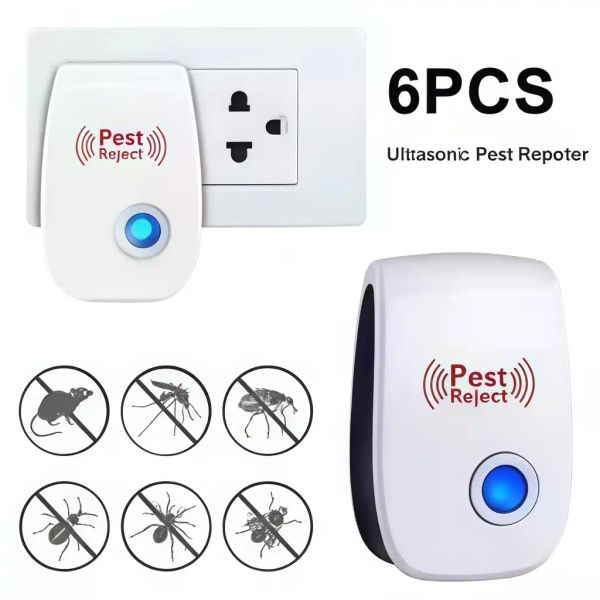 Ultrasonic insect repellent, cockroach and rodent pest control, remote ...