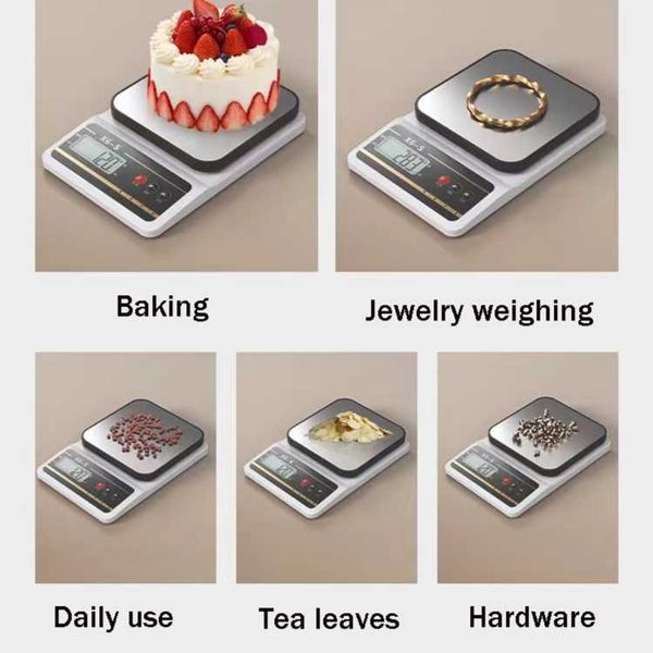 Kitchen baking scale, food scale, kitchen tools, household small ...