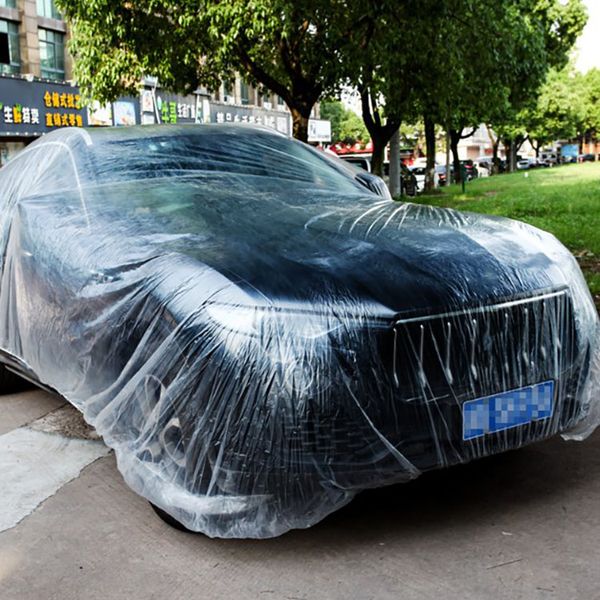 Disposable car cover car cover car cover PE film rain cover car ...