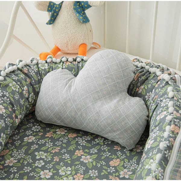 Baby crib cotton detachable folding bionic bed fully removable baby ...