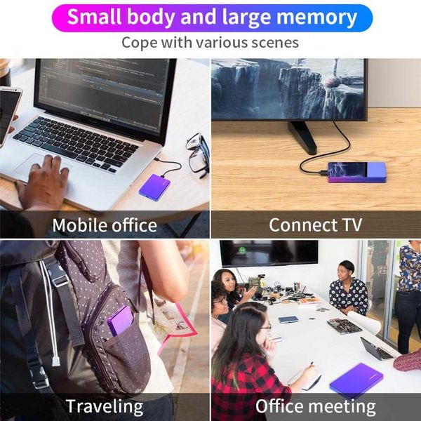 500GB External Hard Drive HD Externo USB HDD Storage Device Hard Drive ...