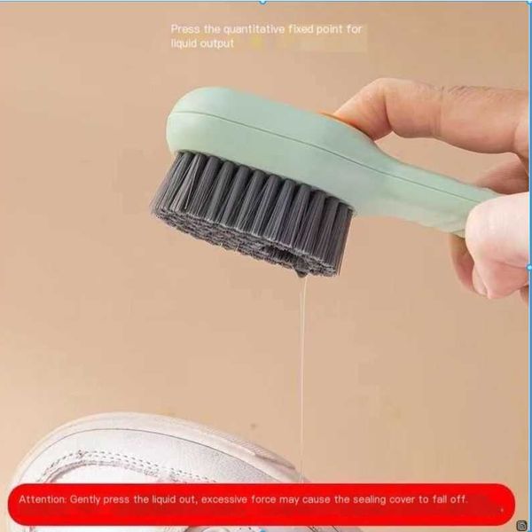 Adding liquid brush, washing clothes brush, multifunctional liquid discharge shoe brush ...