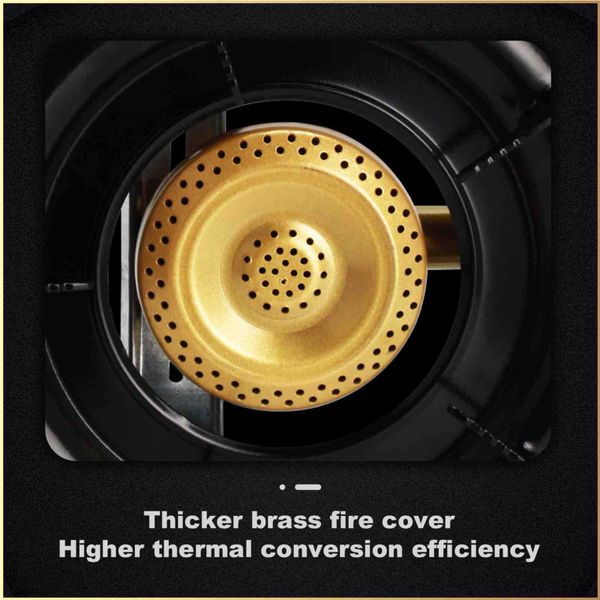 Single Burner Gas Stove Stainless Steel Home Desktop Liquefied Gas ...