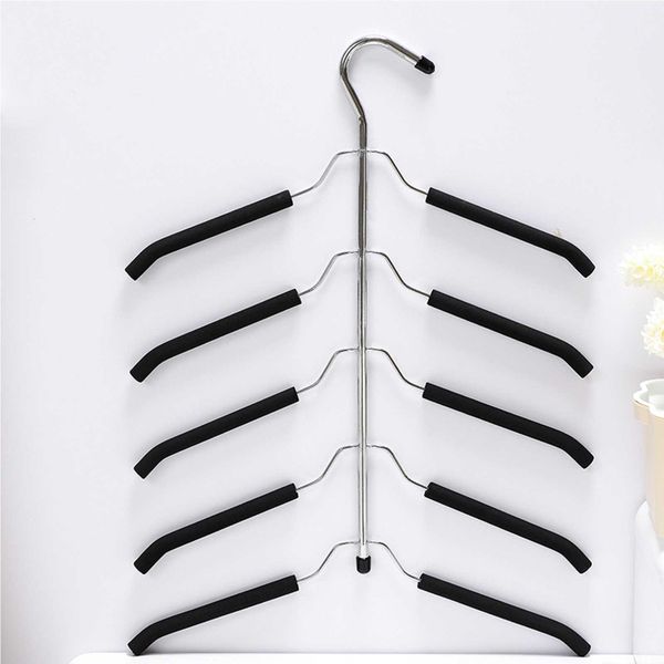 5 Layers Household One-piece Clothes Hanger Multifunction Hanging ...