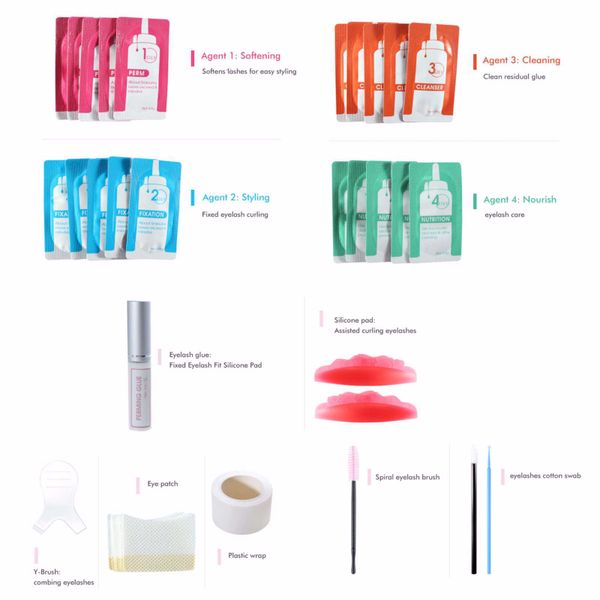 Lash Lift Kit Professional Eyelashes Eyebrow Lifting Perming Set Make ...