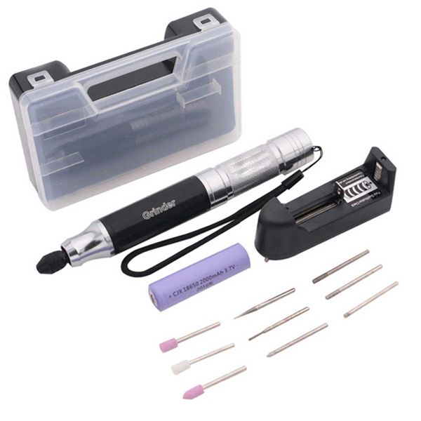3.7V Wireless Mini Grinding Machine 35W Aluminum Alloy Electric ...
