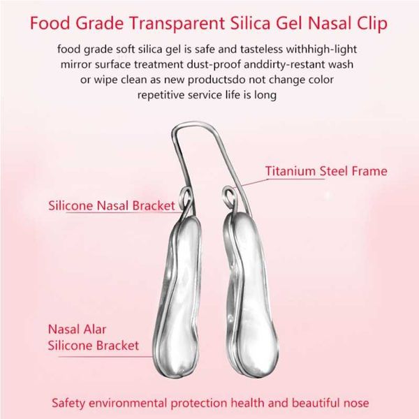 Nose Shaper Lifter Clip Nose, Beauty Up Lifting Soft Safety Silicone ...