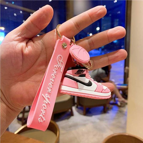 Brand new cartoon AJ sneakers doll keychain pendant cartoon school bag ...