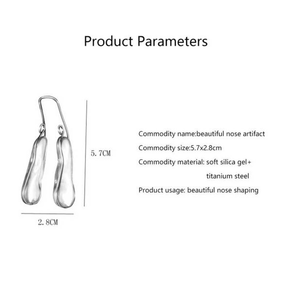 Nose Shaper Lifter Clip Nose, Beauty Up Lifting Soft Safety Silicone ...