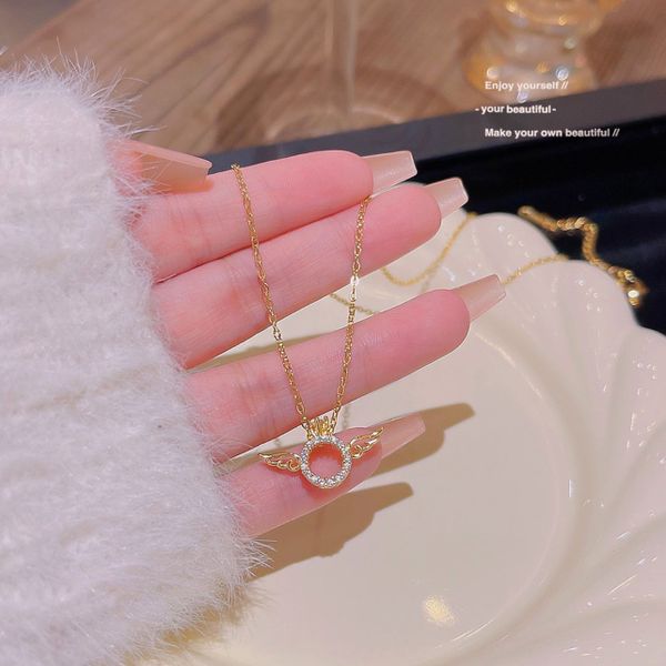 Titanium Steel Necklace Non-Fading Women's Summer High-End Versatile ...