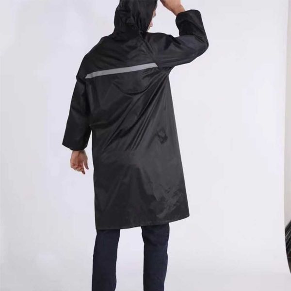 Long raincoat Full body rainstorm proof Oxford cloth one-piece coat ...