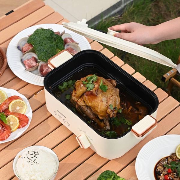 New 5L Large Capacity Electric Hot Pot Household Non-stick Multi ...