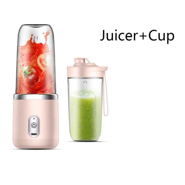 Portable Small Electric Juicer Stainless Steel Blade Juicer Cup Juicer ...