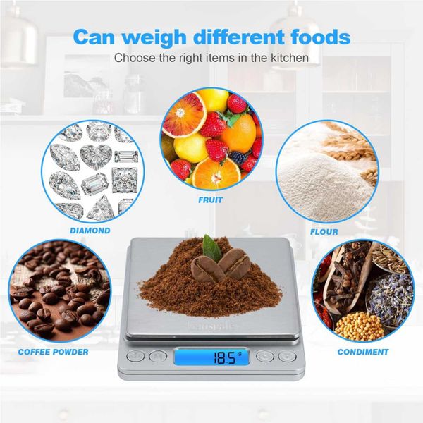 Upgraded large-scale small kitchen scale, mini food electronic scale ...