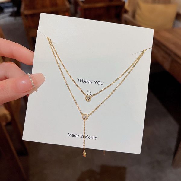 Titanium Steel Necklace Non-Fading Women's Summer High-End Versatile ...