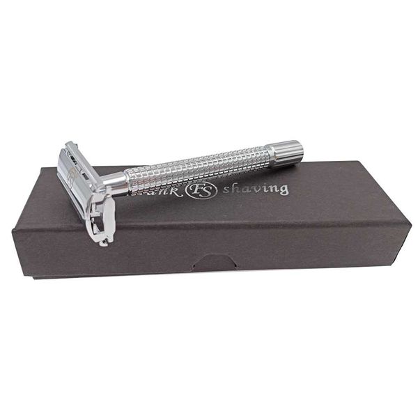 Men's Manual Shaver Old-fashioned Stainless Steel Portable Shaver Set ...