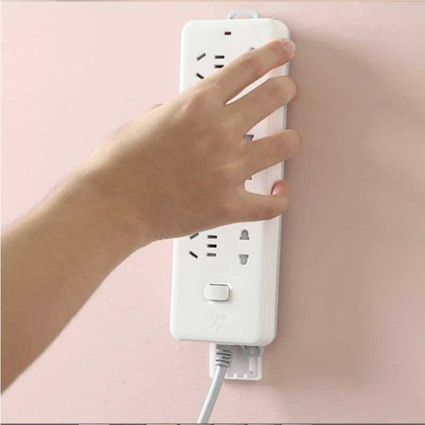 Plug fixer Wall Holder Mounted Socket Holder for Home Office - L192