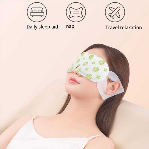 Steam eye mask women's hair hot compress Sleep blackout eye mask one ...